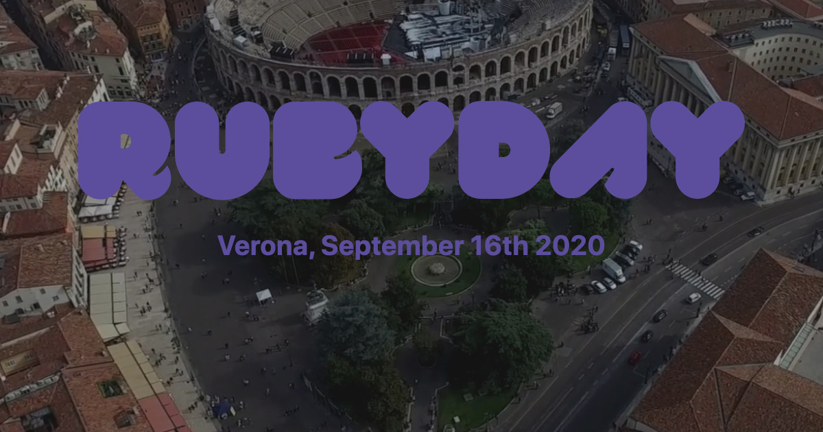 RubyDay 2020 __ Welcome